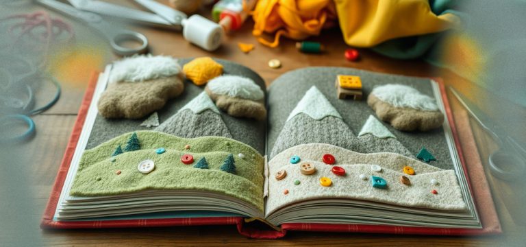 A Tactile Book Made by Hand