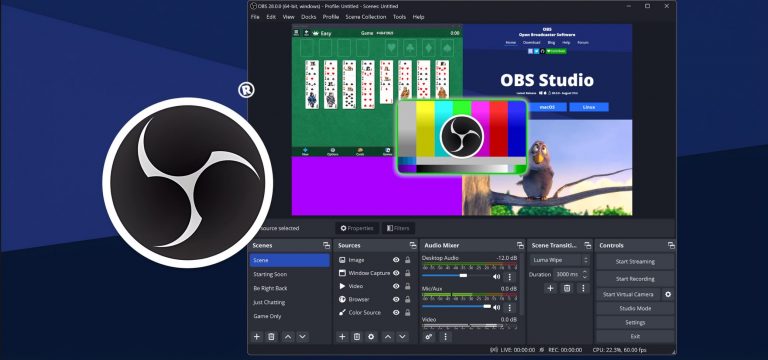 OBS Studio for Visually Impaired Users: Interface Overview